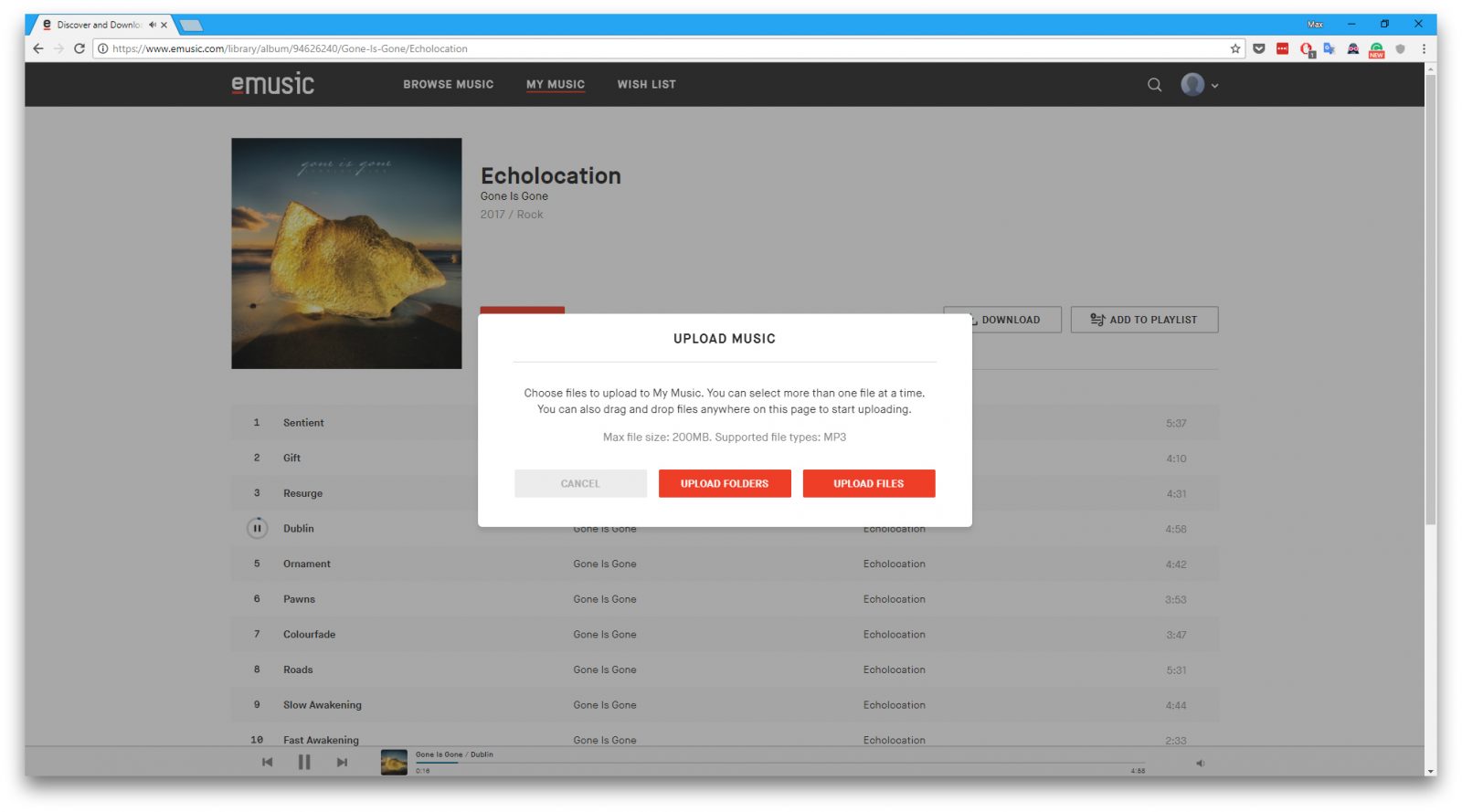 EMusic — бесплатное хранилище и плеер для всей вашей музыки — Лайфхакер