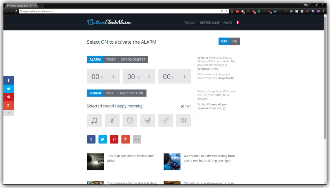 5 бесплатных онлайн-будильников, которые пригодятся вам — Лайфхакер
