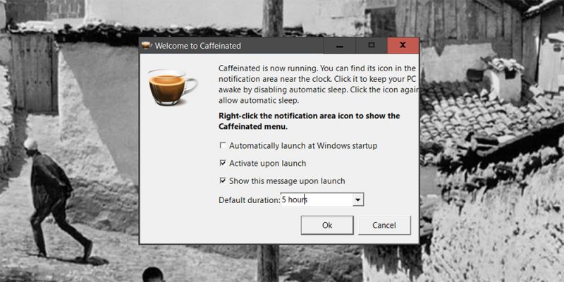 Caffeinated не даст Windows уйти в спящий режим в неподходящий момент ...