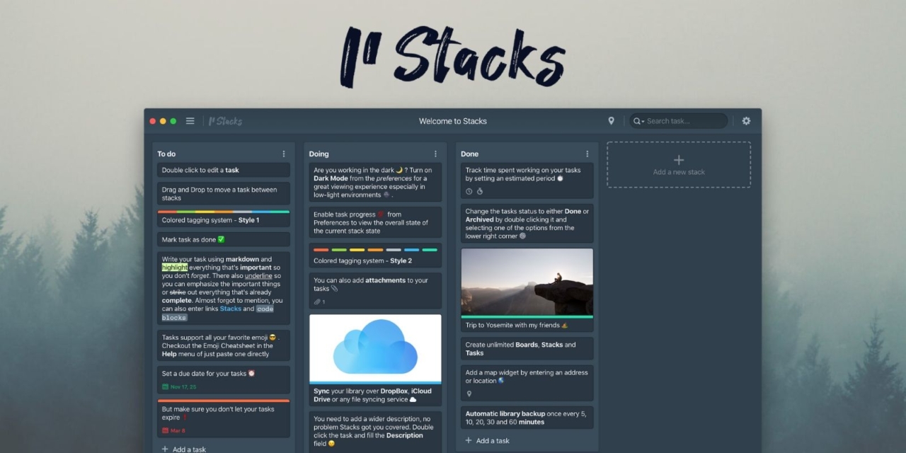 Stacks — удобная и красивая альтернатива Trello для Windows, macOS и Linux — Лайфхакер