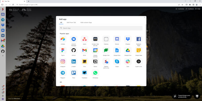 Sidekick Browser — браузер для работы с быстрым доступом к веб-сервисам ...