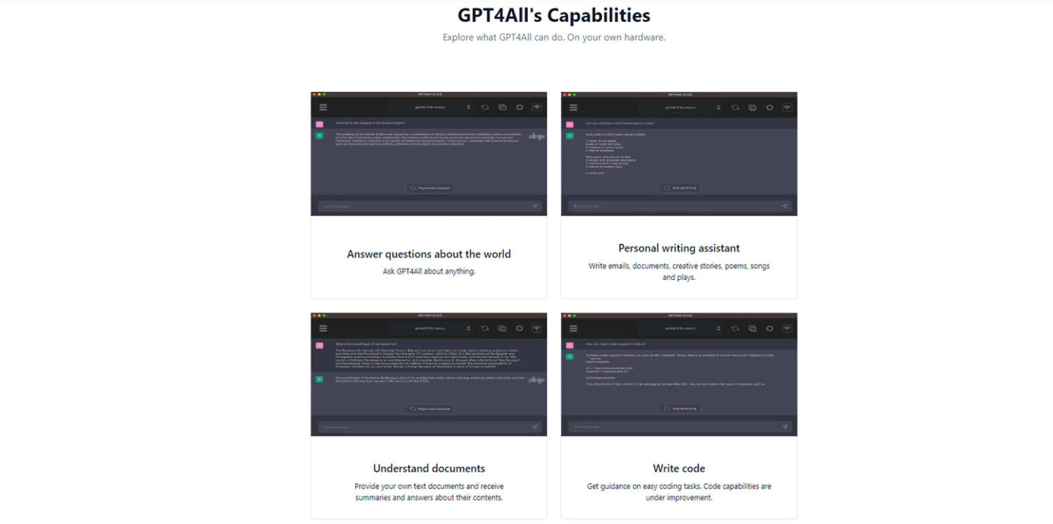Что такое GPT4All и как им пользоваться — Лайфхакер