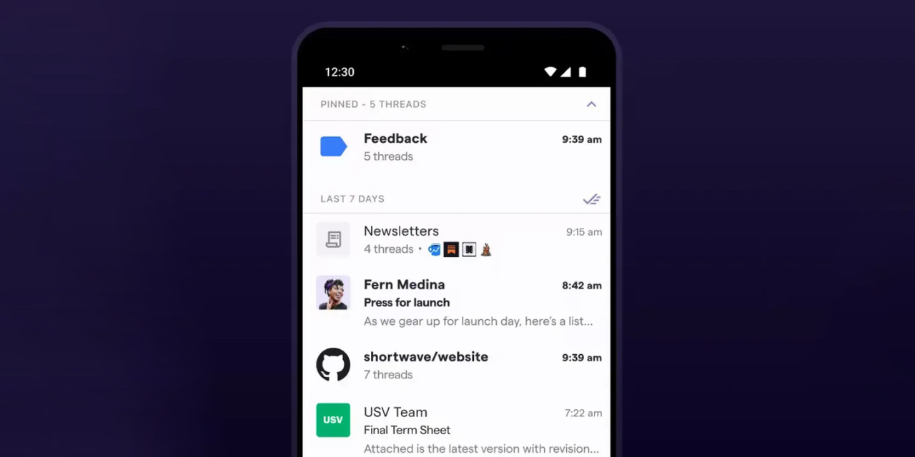 Новый email-менеджер Shortwave доступен на Android — наследник Google Inbox