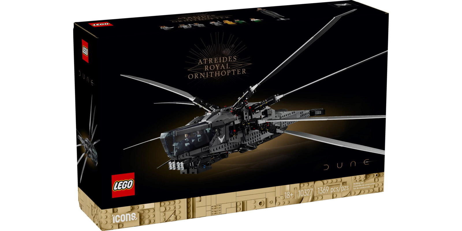 LEGO показала набор по «Дюне»: с орнитоптером и длинным Владимиром ...