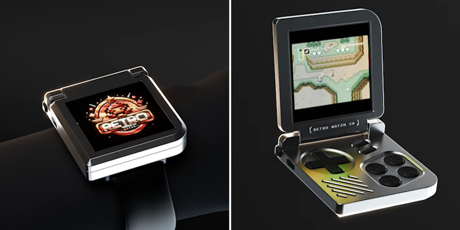Представлена игровая приставка Retro Gaming Watch в виде часов — Лайфхакер