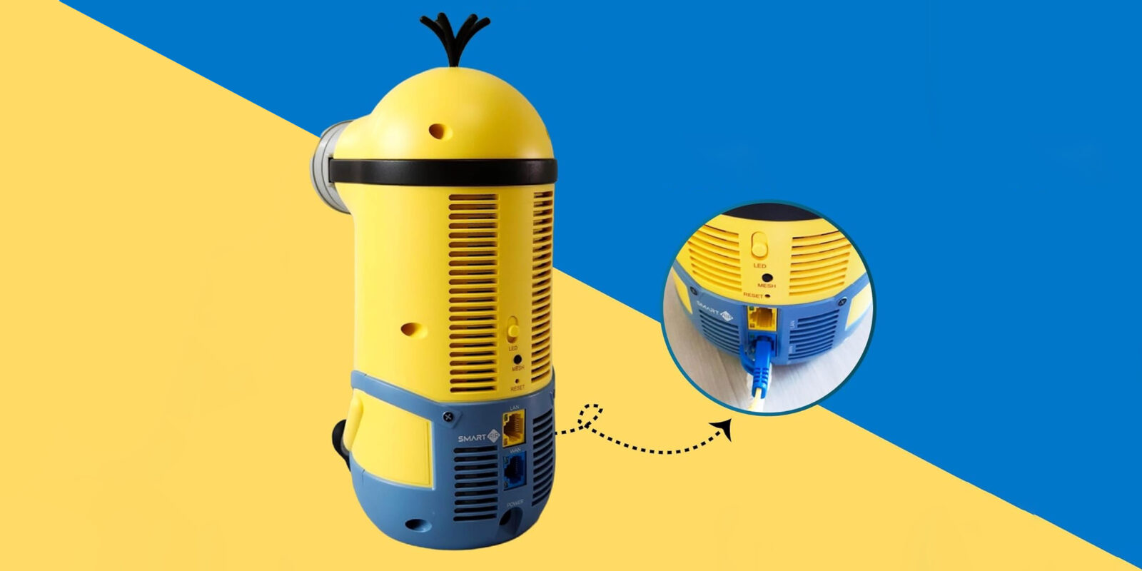 Davolink выпустила роутеры Wi-Fi 6 в виде миньонов — Лайфхакер