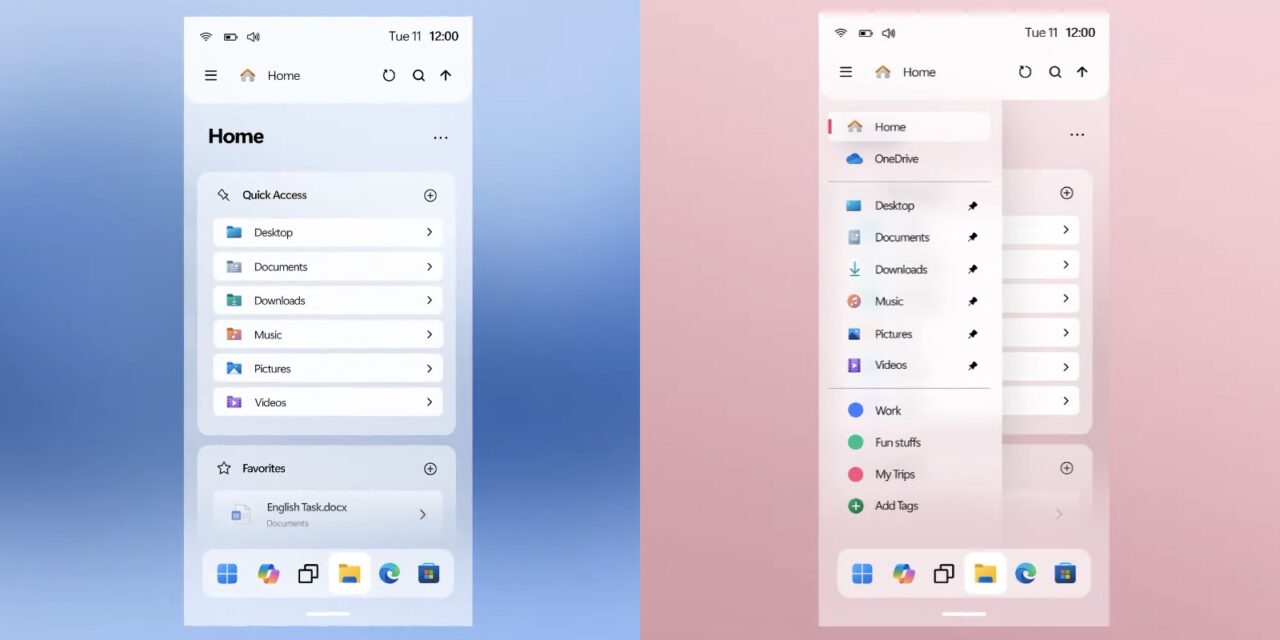 Дизайнер показал концепт Windows 12 Mobile — возрождённой Windows Phone ...