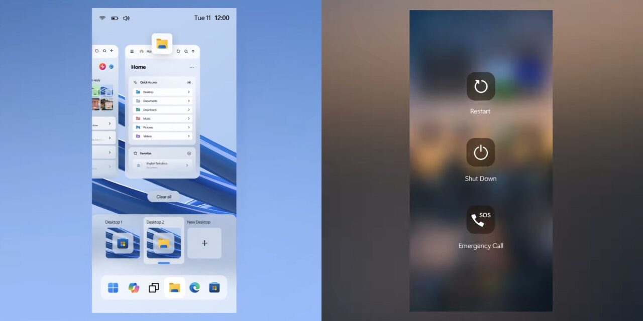 Дизайнер показал концепт Windows 12 Mobile — возрождённой Windows Phone ...