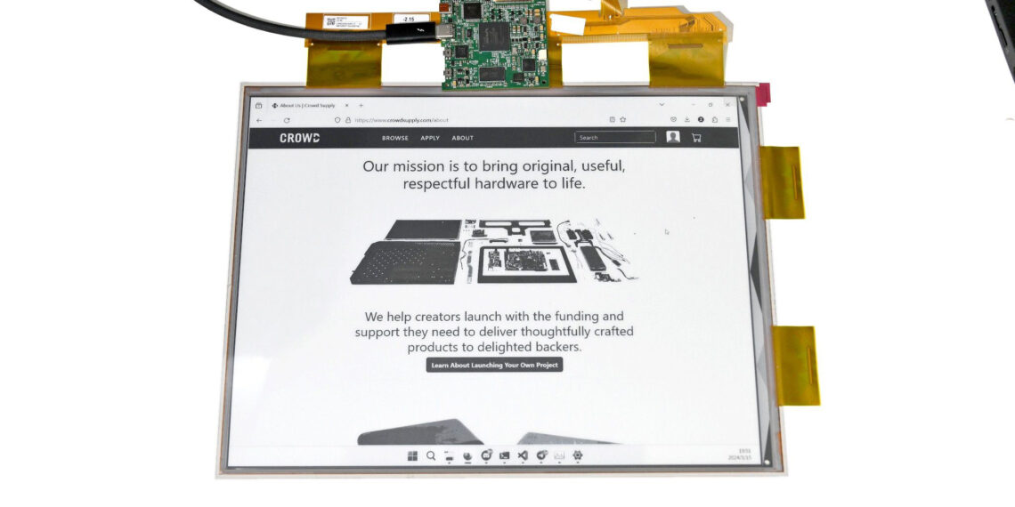 Представлен монитор Modos Paper с экраном E ink и открытым исходным ...