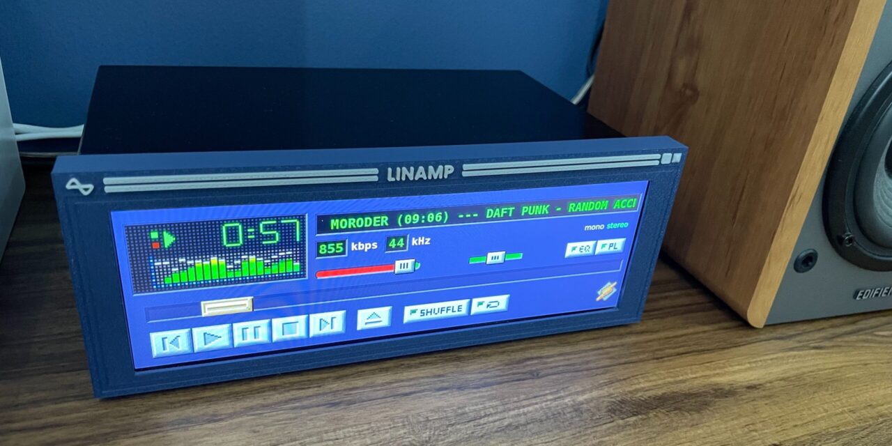 Представлена физическая версия плеера Winamp — аудиосистема Linamp ...