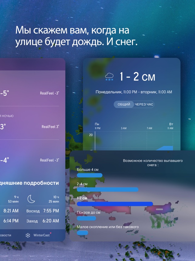 13 красивых приложений с точными прогнозами погоды - Лайфхакер